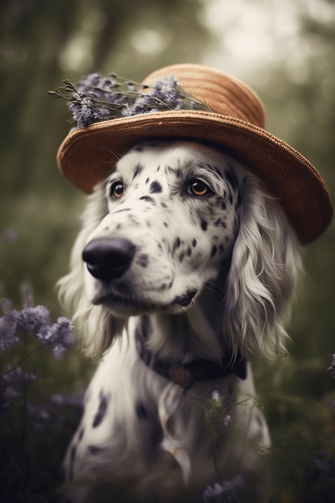 Stunning AI Images English Setter Dog Digital Art - Etsy