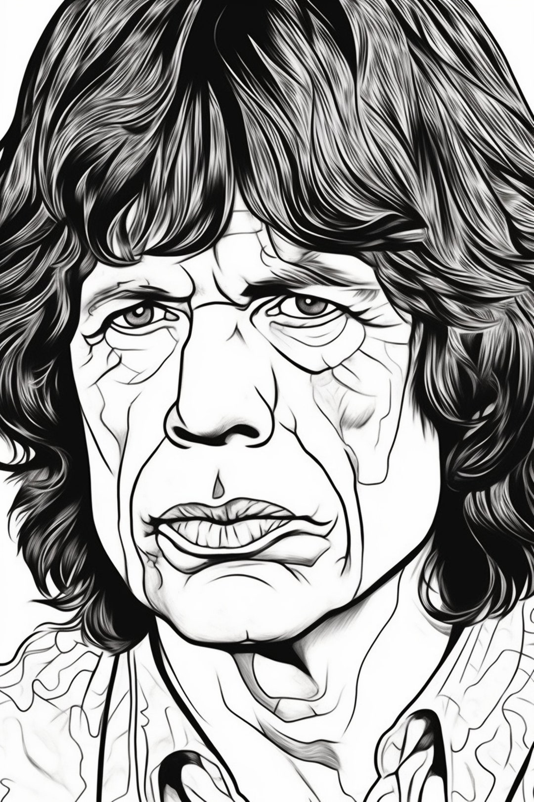 Five Ultimate Rock Legends, Color or Black and White Art, Steven Tyler ...