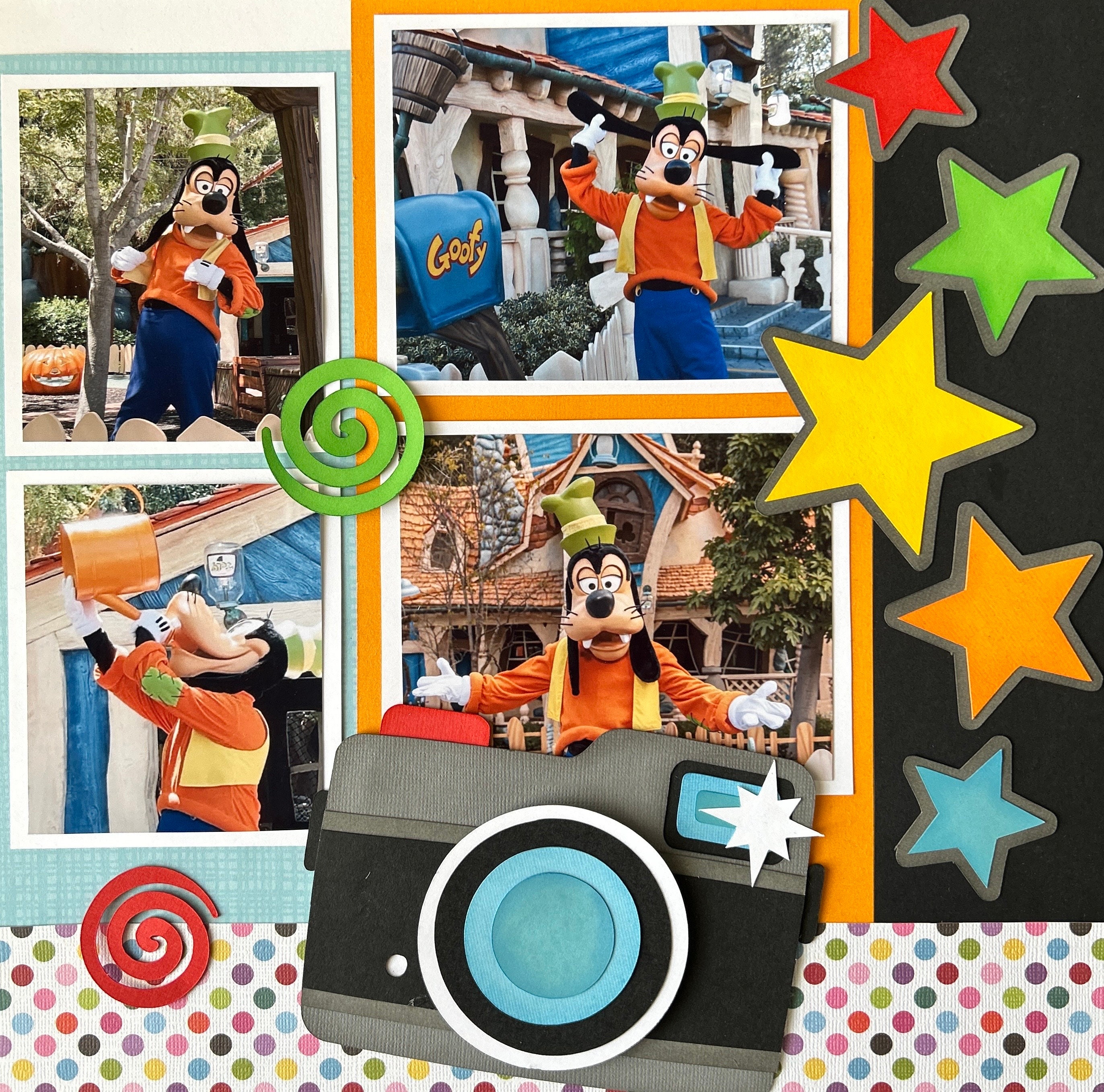 Get GOOFY Scrapbook Page - Etsy