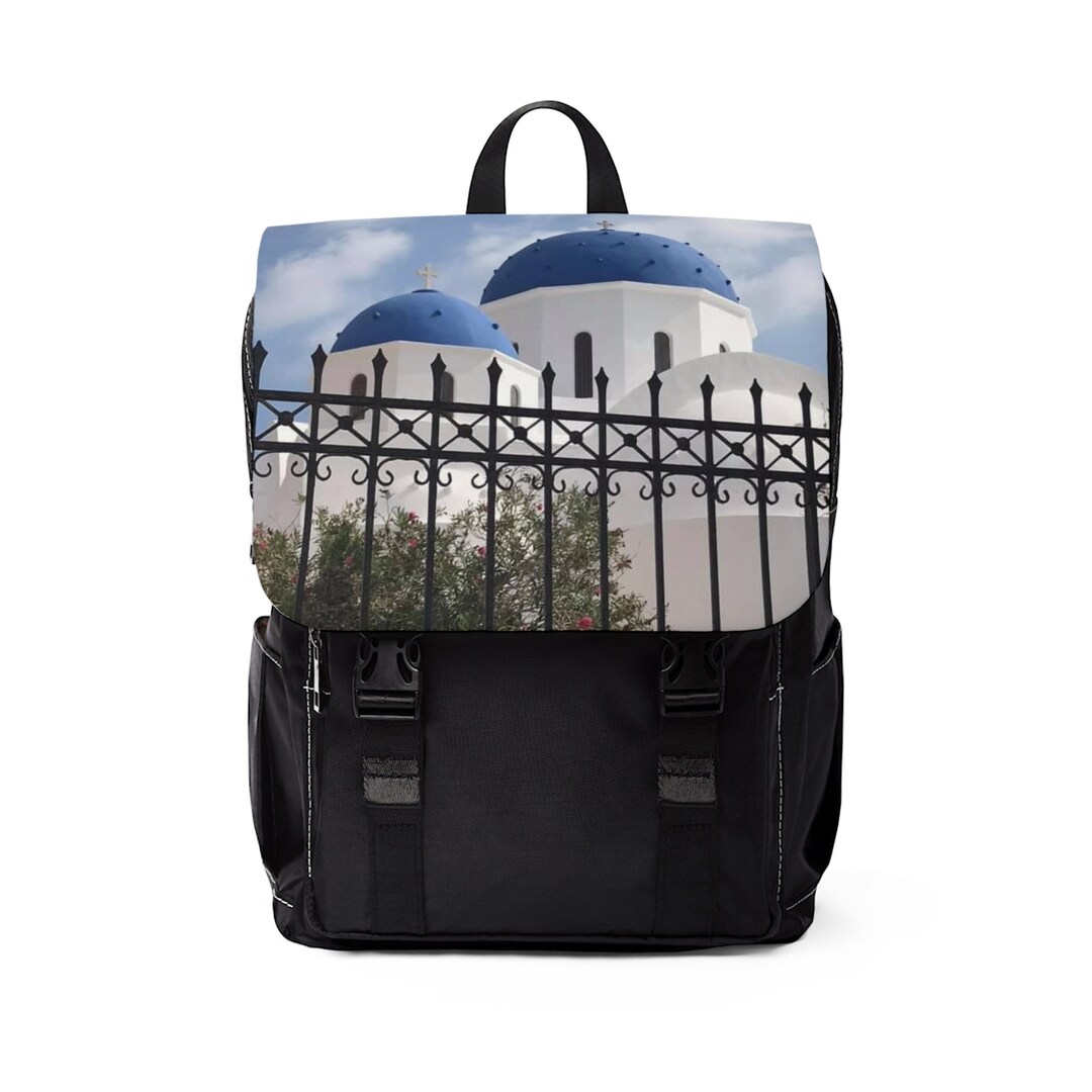 Santorini Greece Backpack. Santorini Backpack. Greek Backpack ...