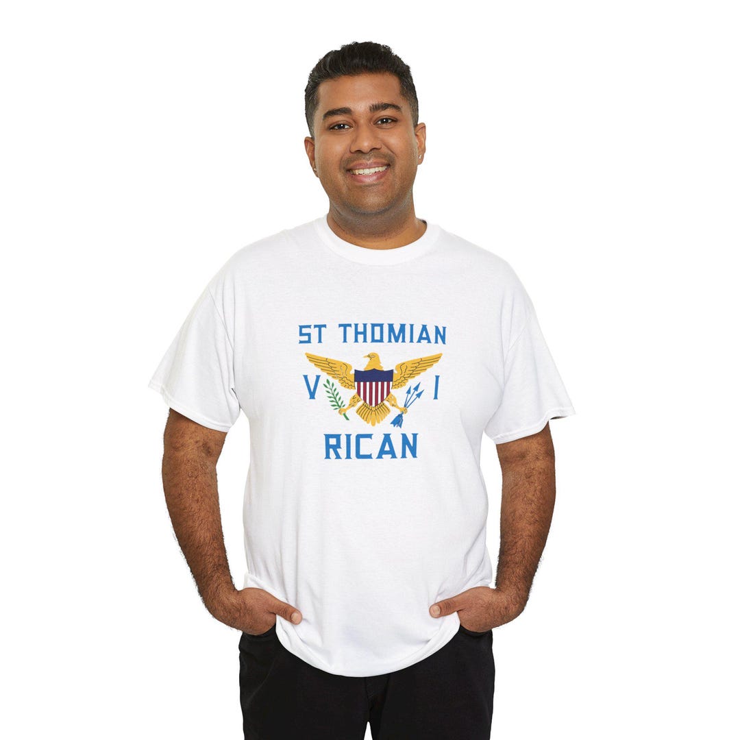 St Thomian Rican Heritage Unisex Tee, Family Reunion Gift Shirt, Virgin ...