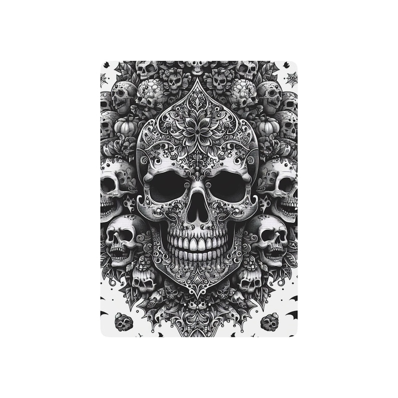 Gothic Poker Cards, Skull Playing Cards, Game Night Deck, Gothic Gamer ...