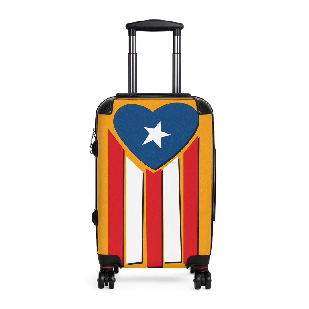 Puerto Rican Flag Suitcase - Etsy