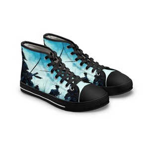 Womens Japanese Ronin High Tops. Ladies Japanese Designer Sneakers ...