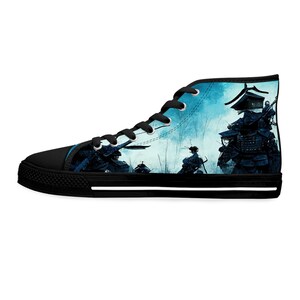 Womens Japanese Ronin High Tops. Ladies Japanese Designer Sneakers ...