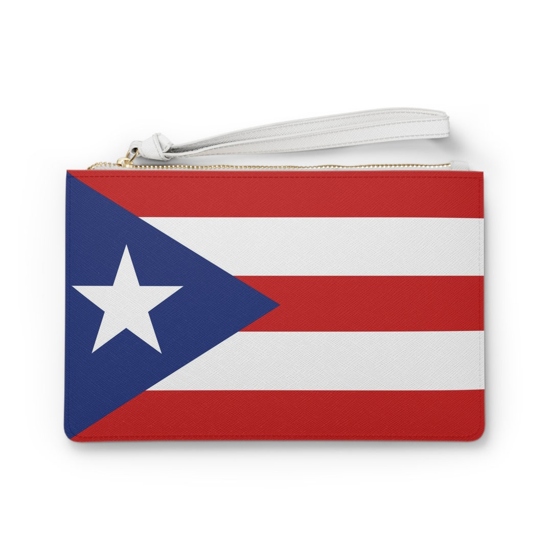 Clutch Bag Puerto Rico Flag. Mom Gift Idea. Puerto Rican Wallet. Puerto ...