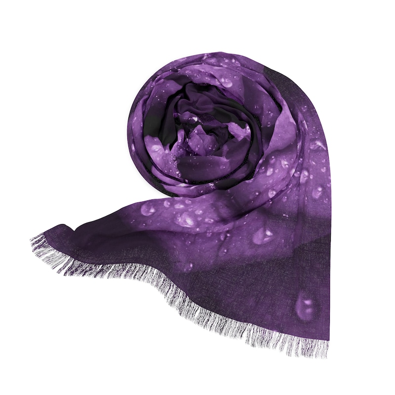 Purple Scarf - Etsy