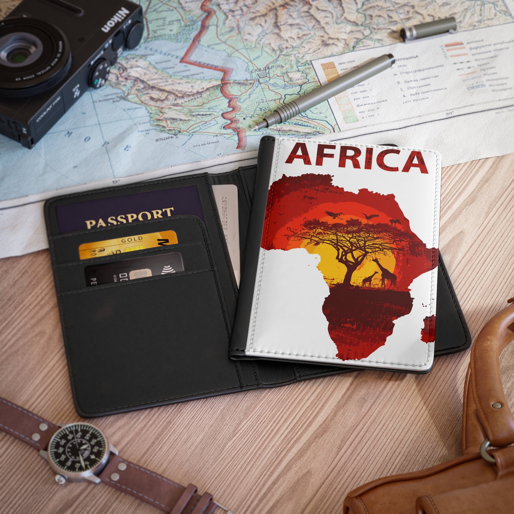 African Passport Cover. African Passport Protector. RDIF Passport Cover ...