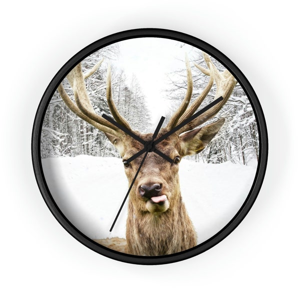 Deer Clock - Etsy