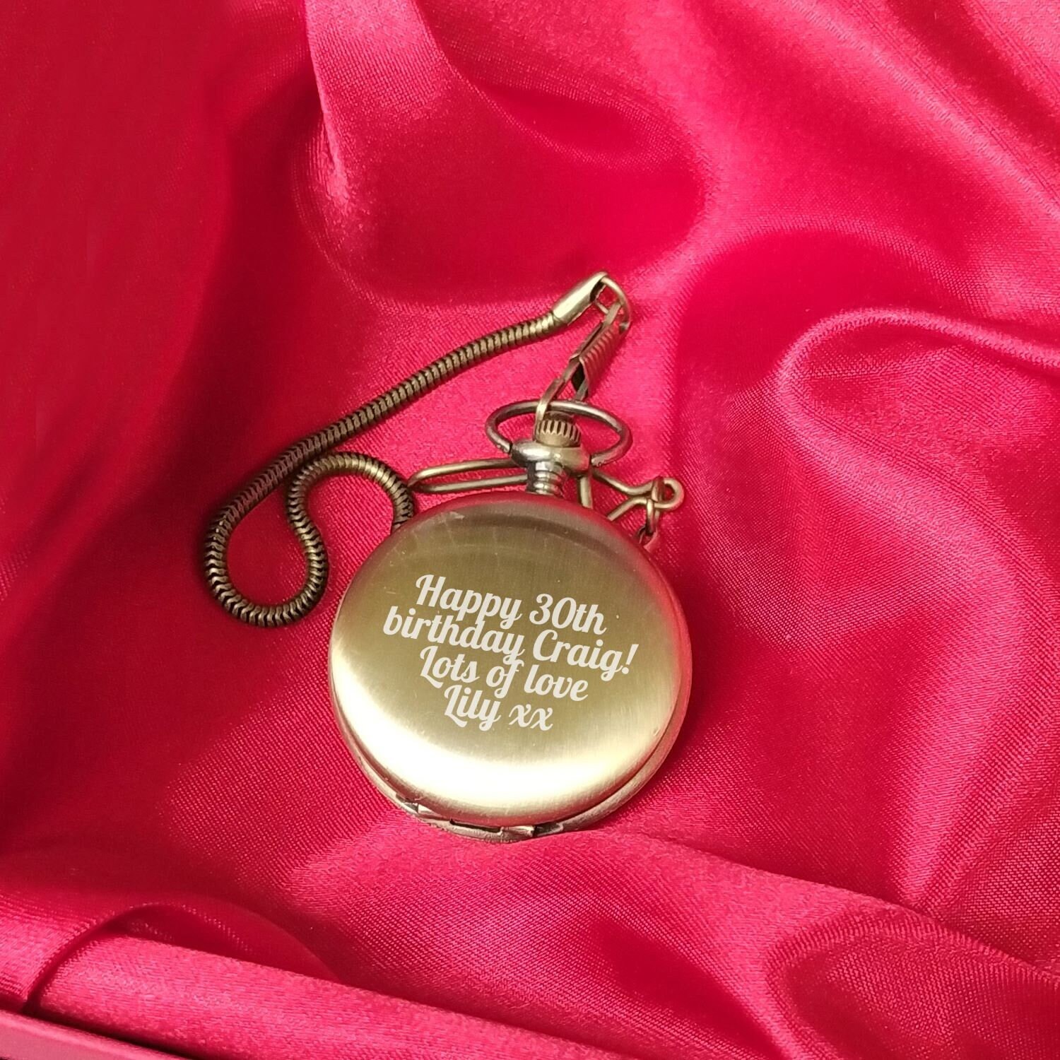 Personalized Pocket Watch With Photo Pocket Watch With Picture Custom ...