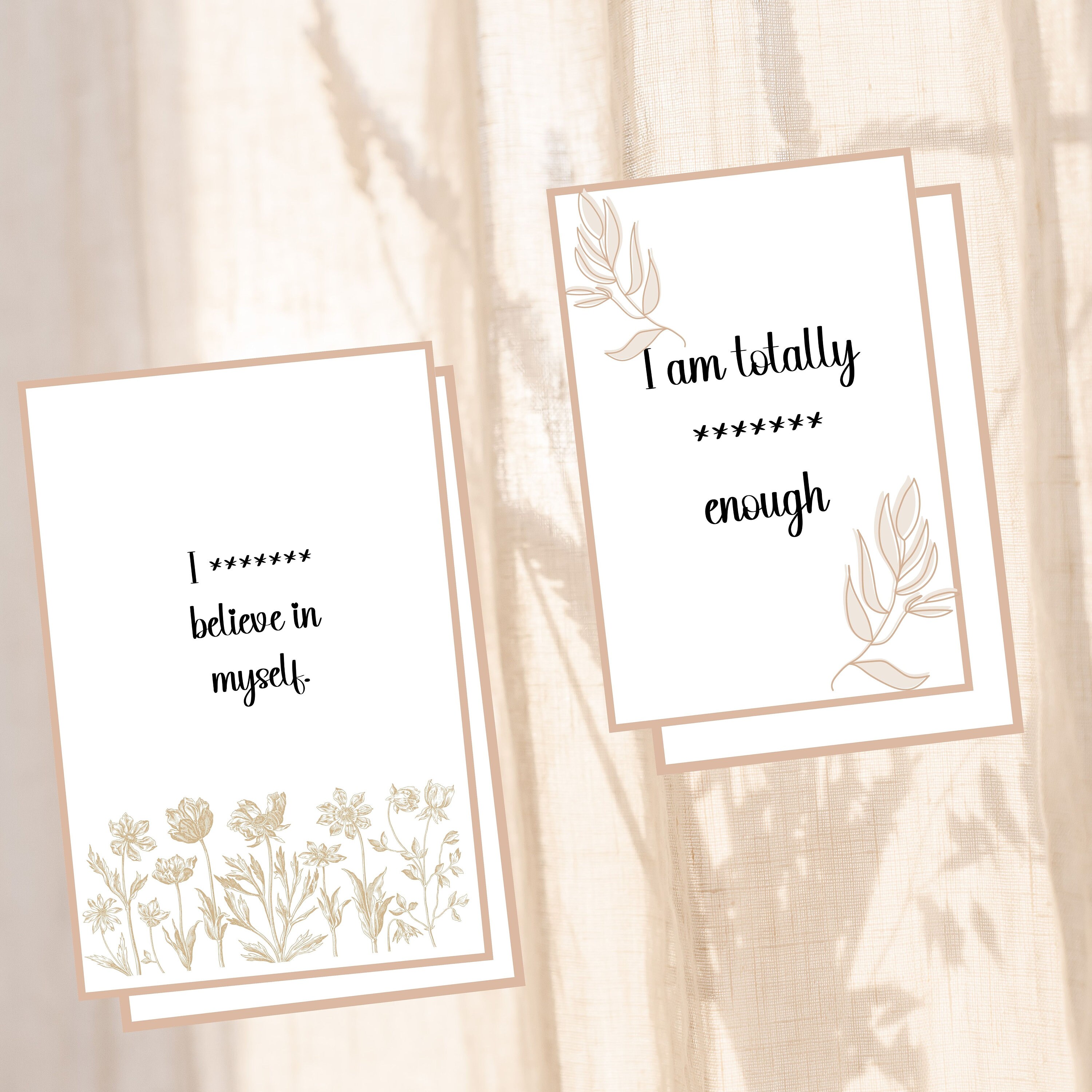 Sweary Affirmation Cards, Sassy Affirmations, Badass Affirmation Deck ...