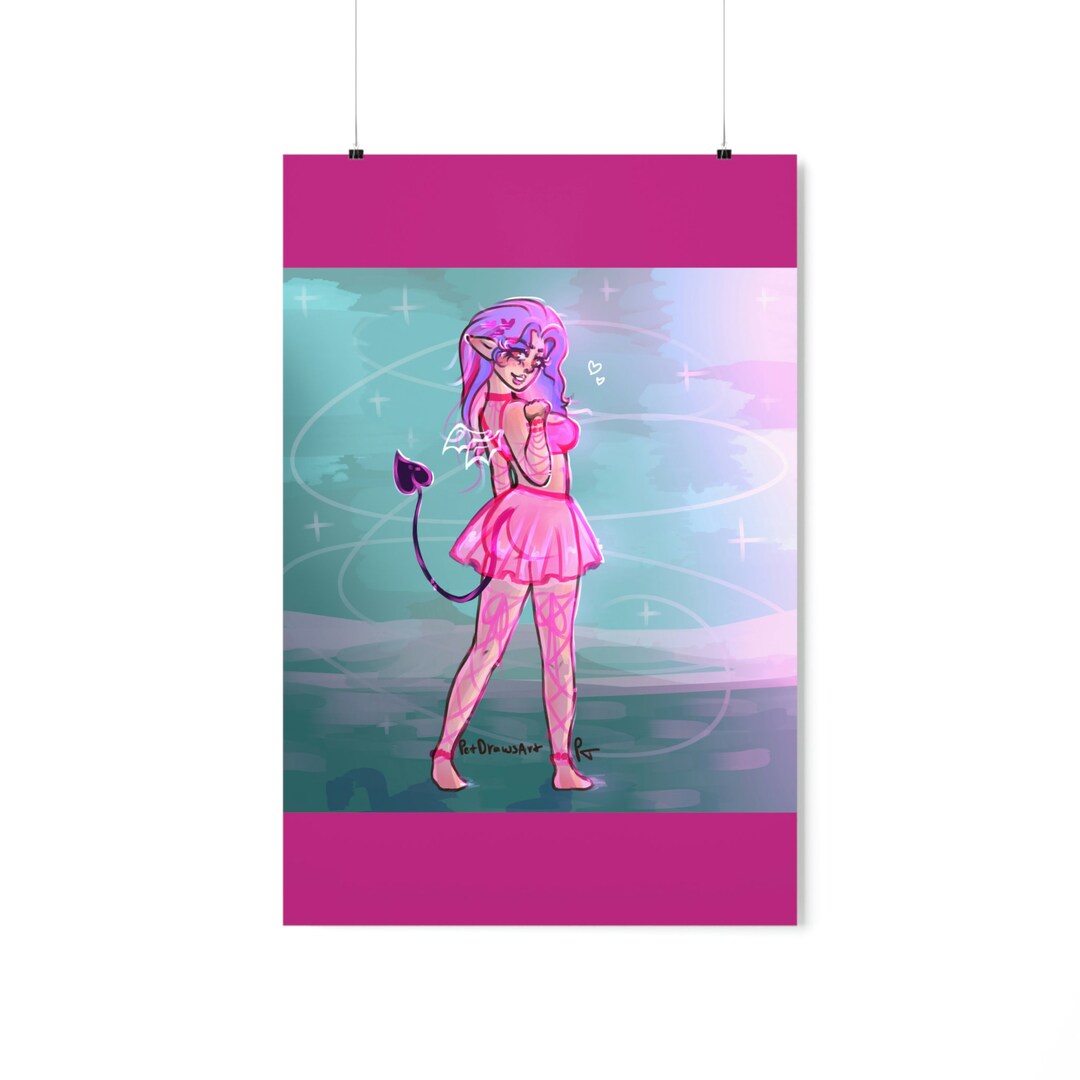 Pixie Girl Premium Matte Posters by Petdrawsart - Etsy