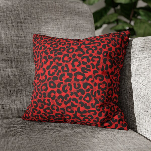 Red Throw Pillow - Etsy