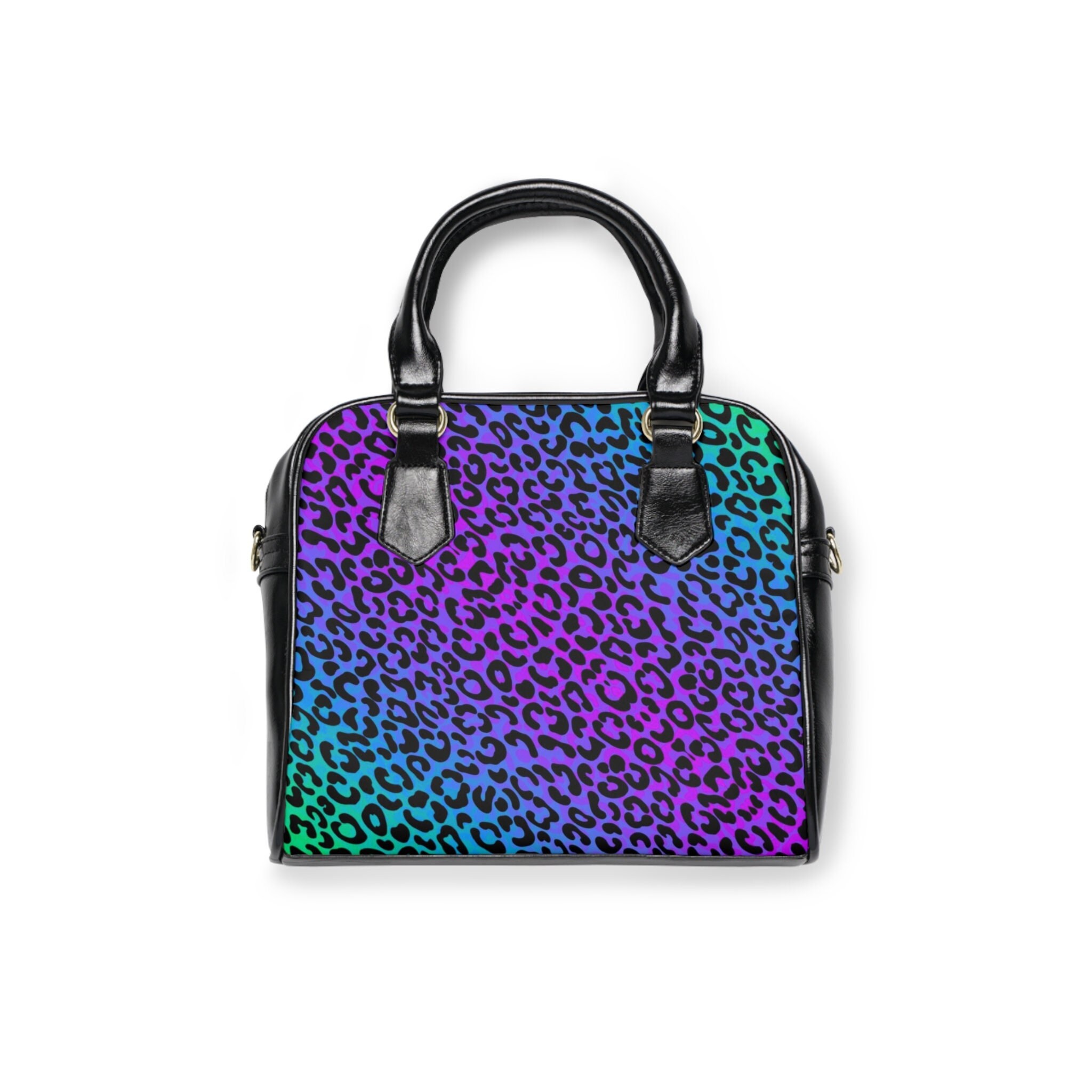 Cool Colors Ombre Fade and Black Leopard Animal Print - Etsy