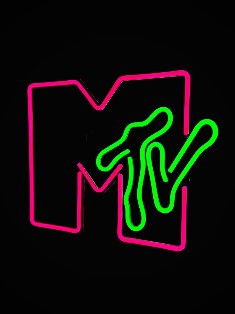 MTV Led Neon Sign - 20" - Etsy