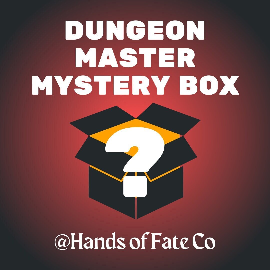 DM Mystery Box Tabletop Mystery Box /dnd Mystery Box/ Dnd Dice Set, Dm ...