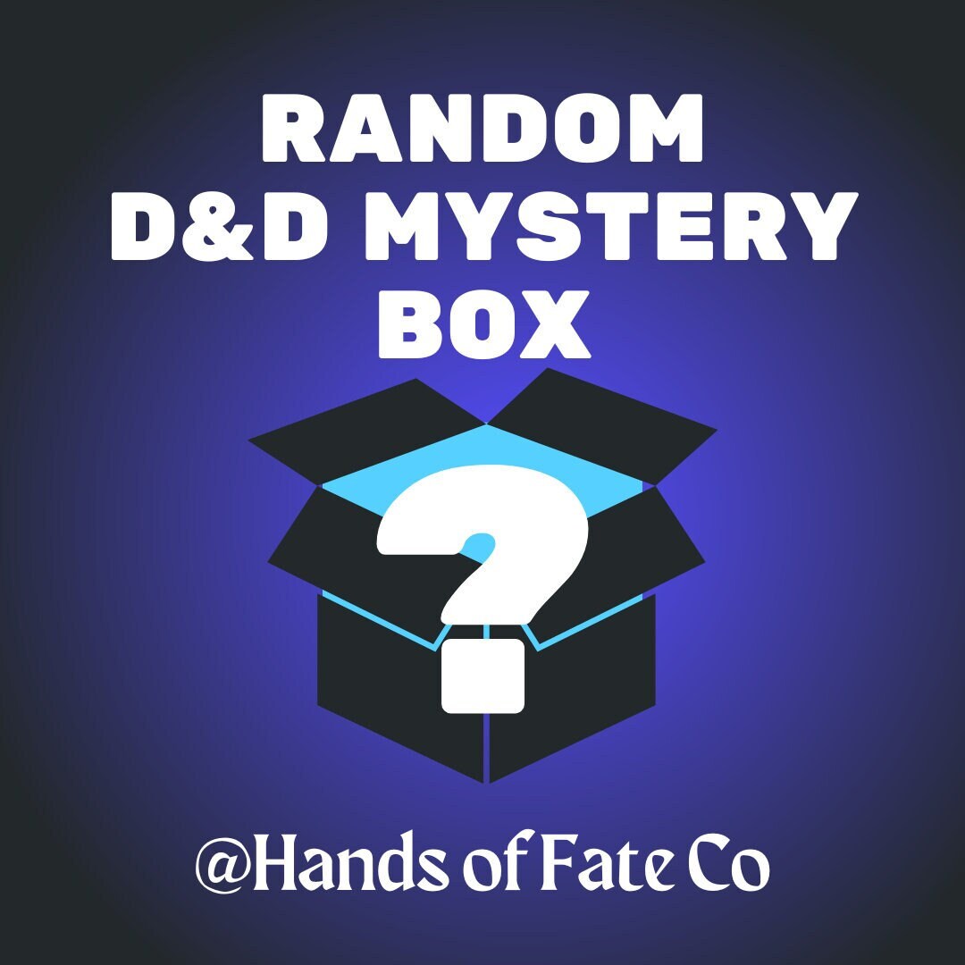 Mystery Box Tabletop Mystery Box / Dnd Mystery Box / Ttrpg Mystery Box ...