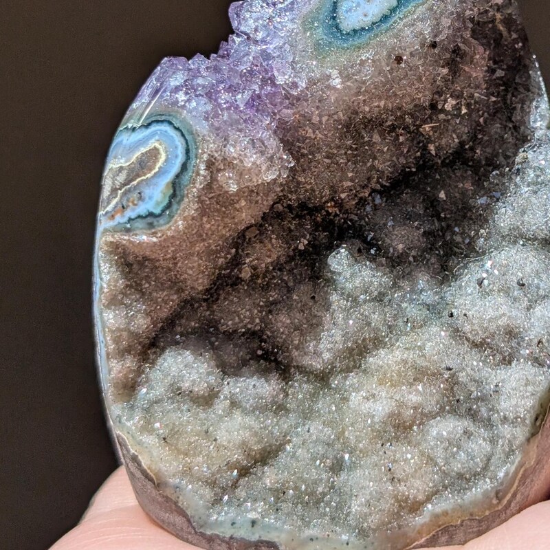 Blue Sugar Rainbow Amethyst - Etsy