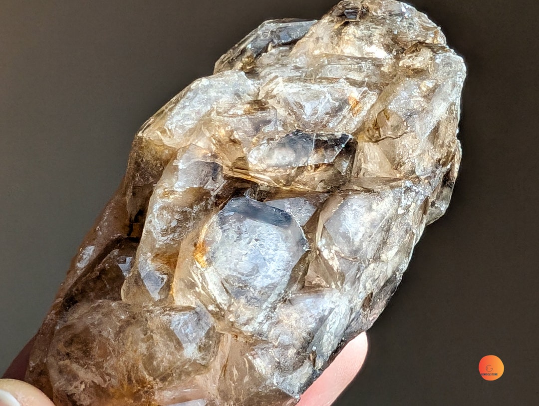Powerful Smoky Elestial Quartz Brazilian Brown Wand Crystal Quartz for ...