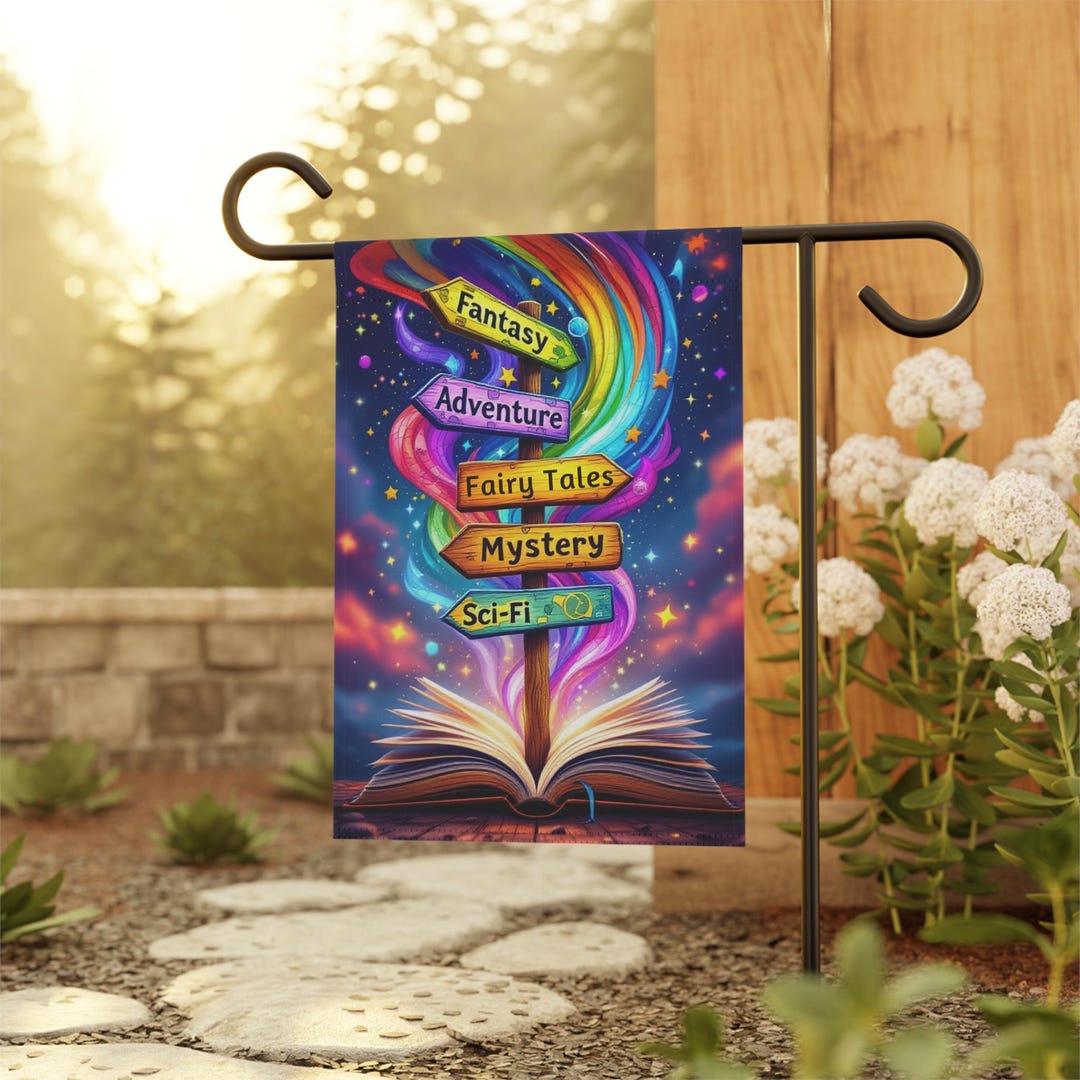 Reading Little Free Library Yard Flag, - Etsy