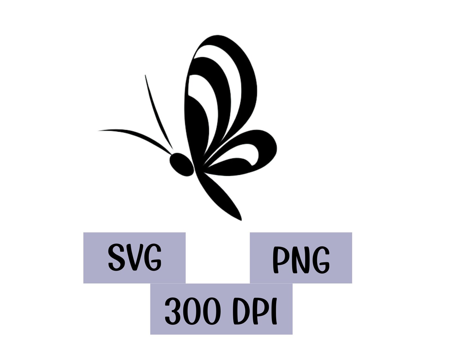 Cute Butterfly Clipart, Butterfly Vector, SVG and PNG Format, Tattoo ...