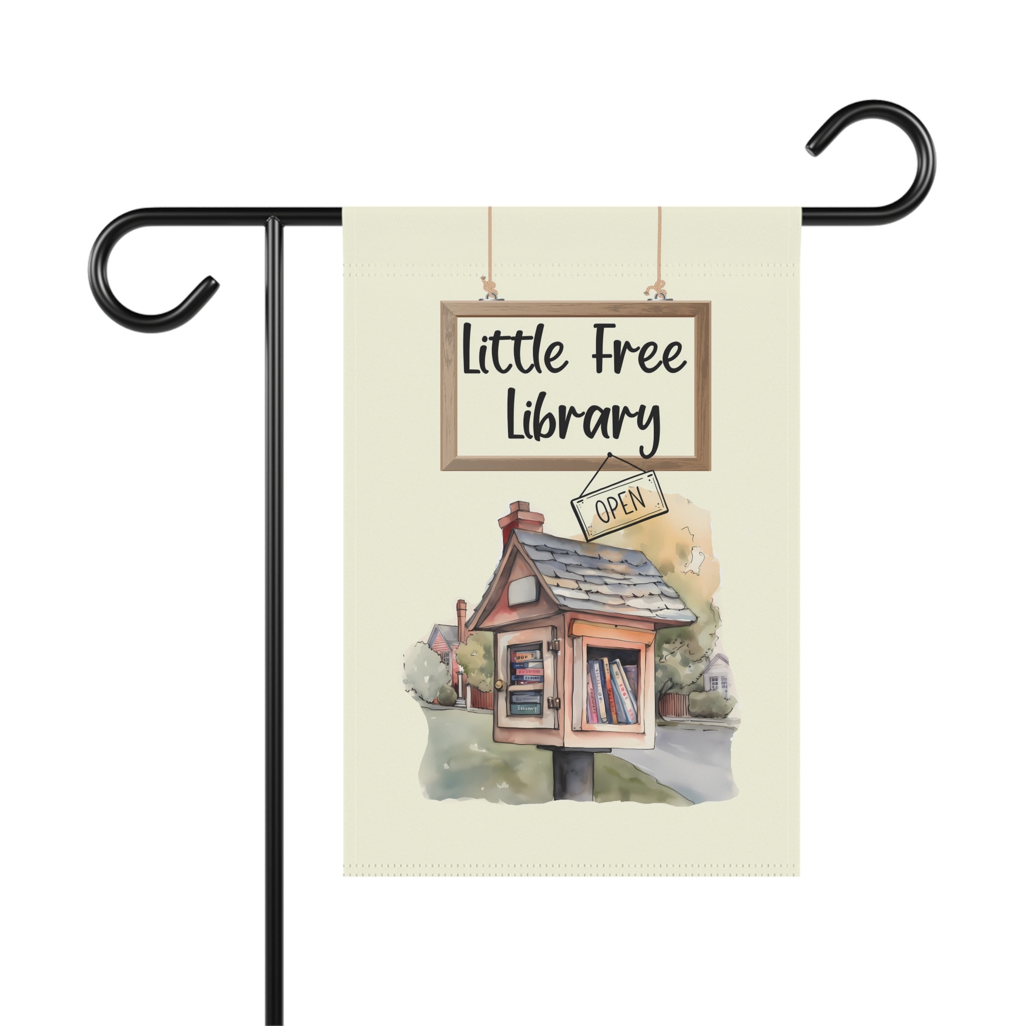 Little Free Library Flag,library Garden Flag,free Little Library Flag ...