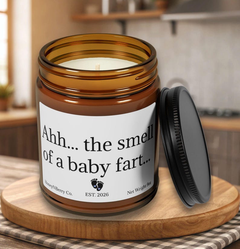 Personalized Funny Pregnancy Candle, Custom Baby Announcement Gift ...