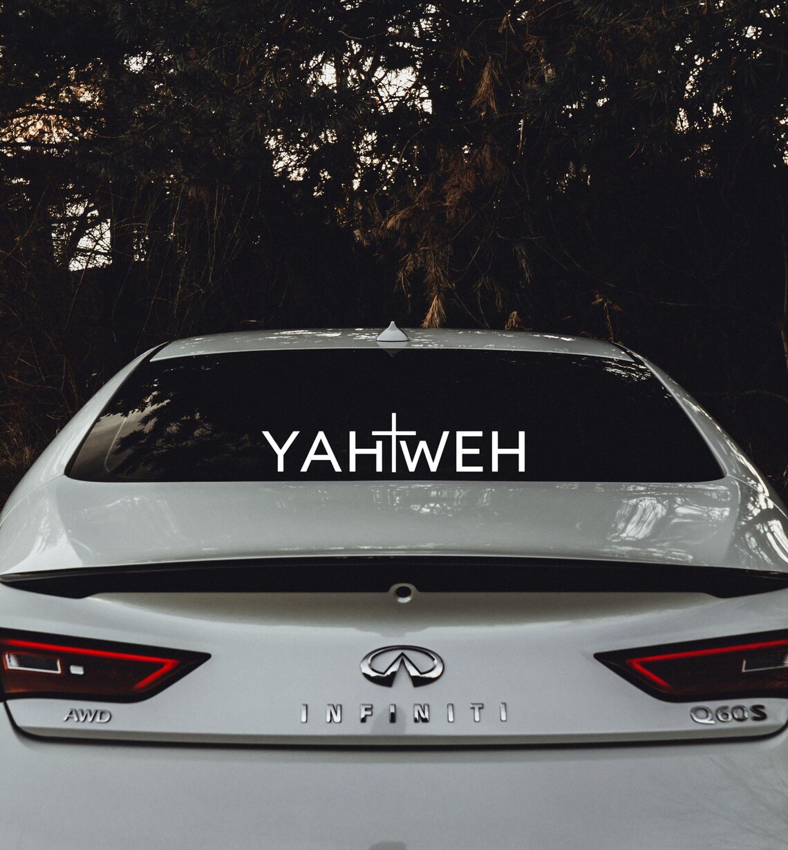 Christian Car Mirror Decal, Yahweh Lord Reminder, Car Sticker - Etsy