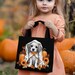 Cute Puppy Halloween Digital Art, Autumn Dog Clip Art, Ghost Puppy PNG ...