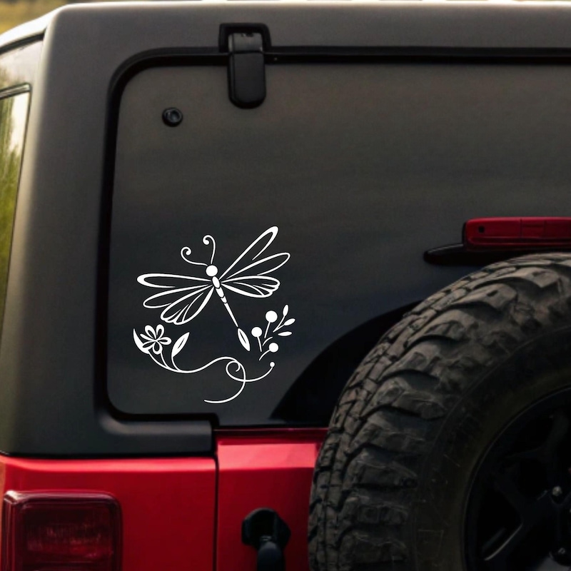 Dragonfly Car Decal - Etsy