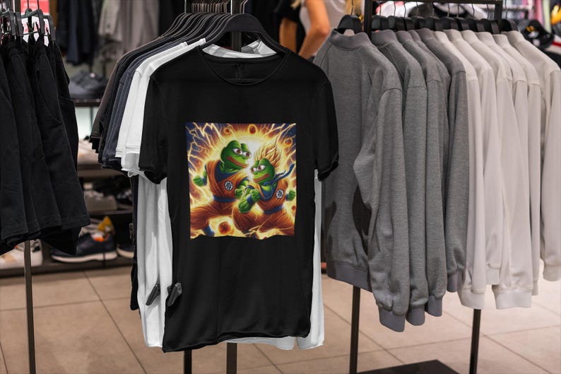 Pepe "dragonballz" Meme T-shirt - Epic Meme Clash - Etsy