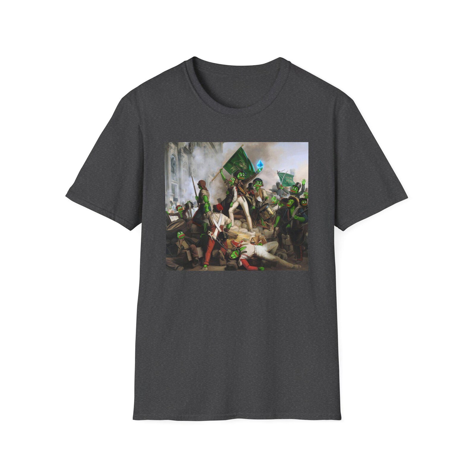 Pepe "the Revolution" T-shirt - ETH Final Triumph - Etsy