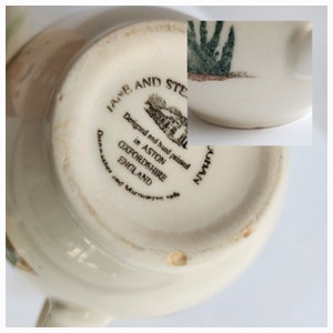 Jane and Stephen Baughan Pottery Hedgehogs Creamer Pitcher and Lidded ...