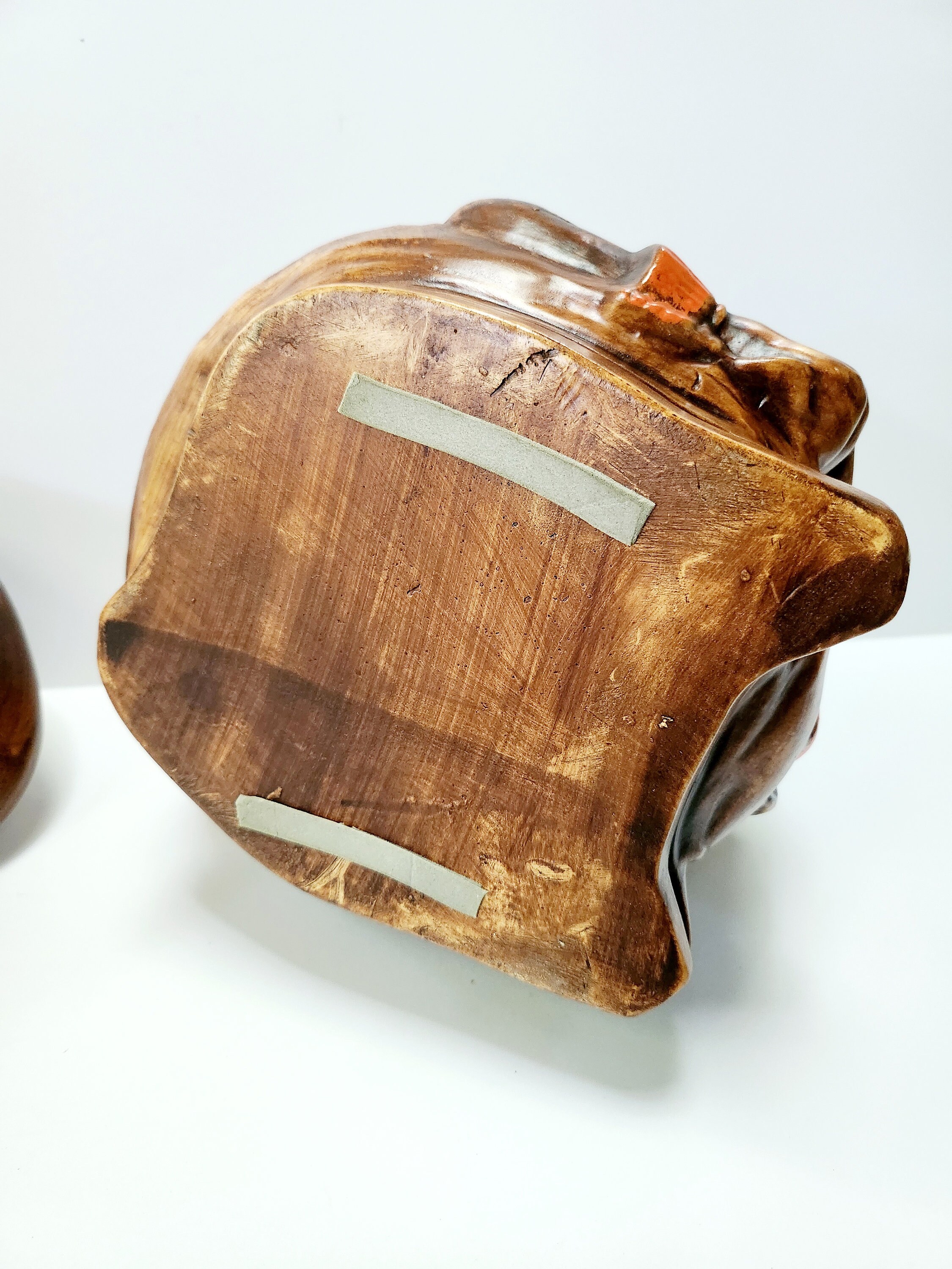 Vintage Sheriff Cookie Jar, Mid Century Biscuit Stash Lidded Jar ...