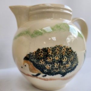 Jane and Stephen Baughan Pottery Hedgehogs Creamer Pitcher and Lidded ...