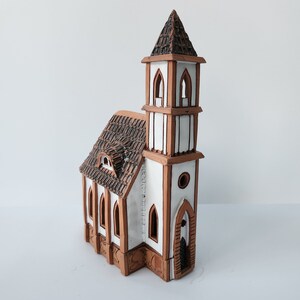 Lithuanian Candle House, Miniature Building, Handmade Clay Pottery ...