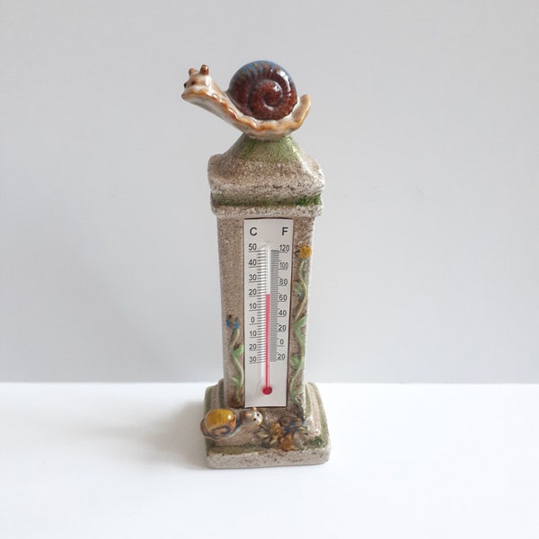 Ceramic Garden Thermometer - Etsy