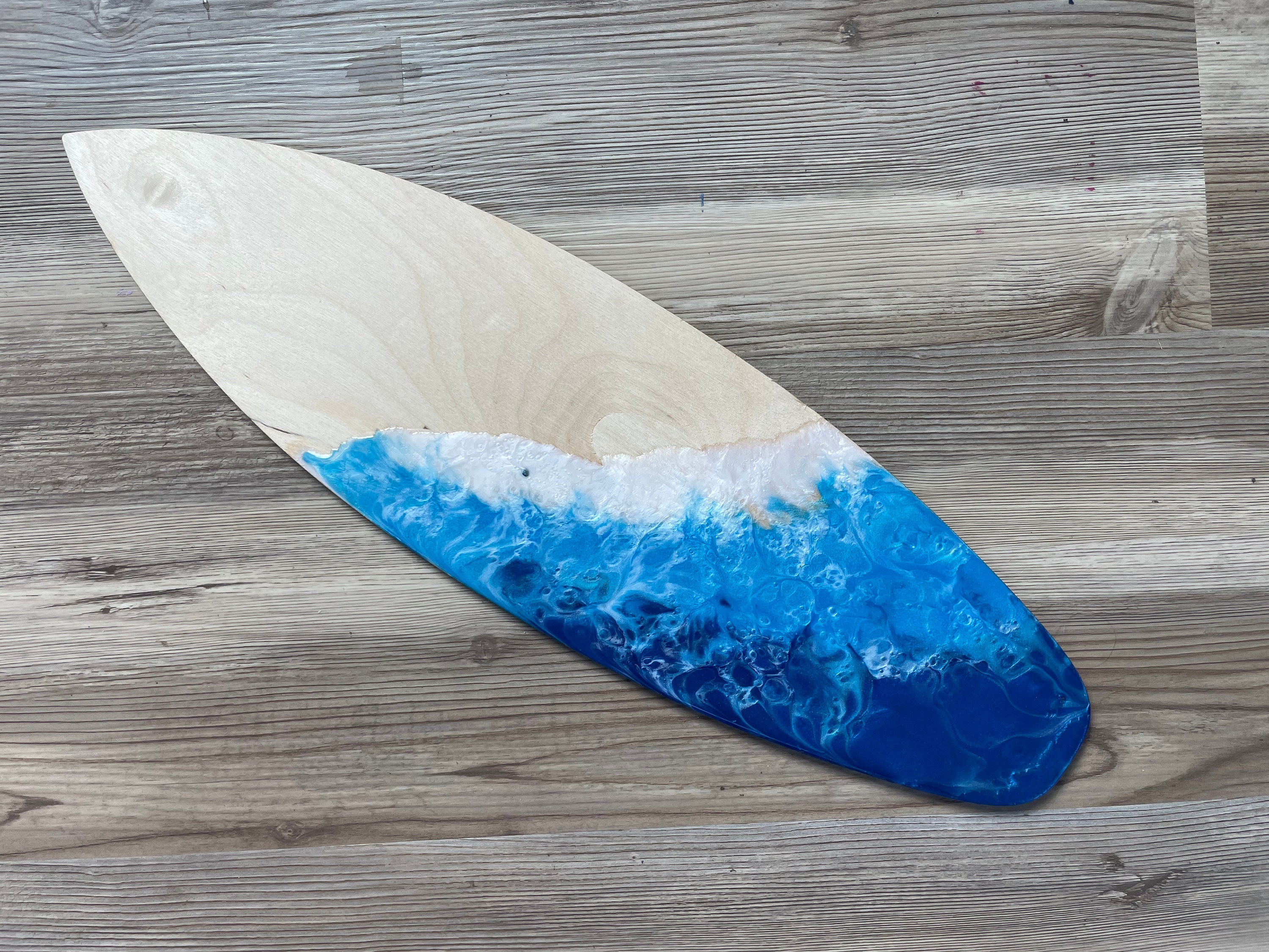 Maui Ocean Resin Surfboard Resin Beach Art Surfboard Wall Art Baltic ...