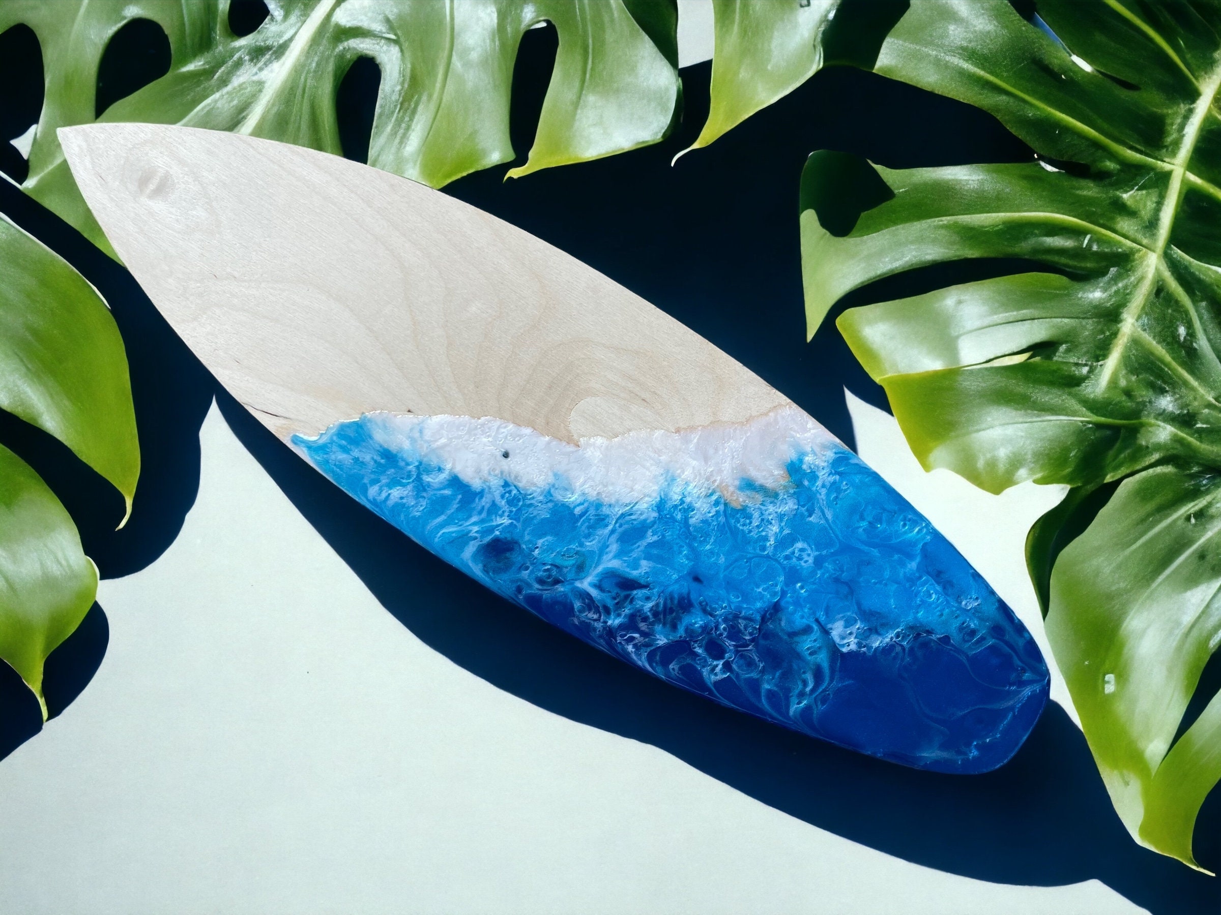 Maui Ocean Resin Surfboard Resin Beach Art Surfboard Wall Art Baltic ...