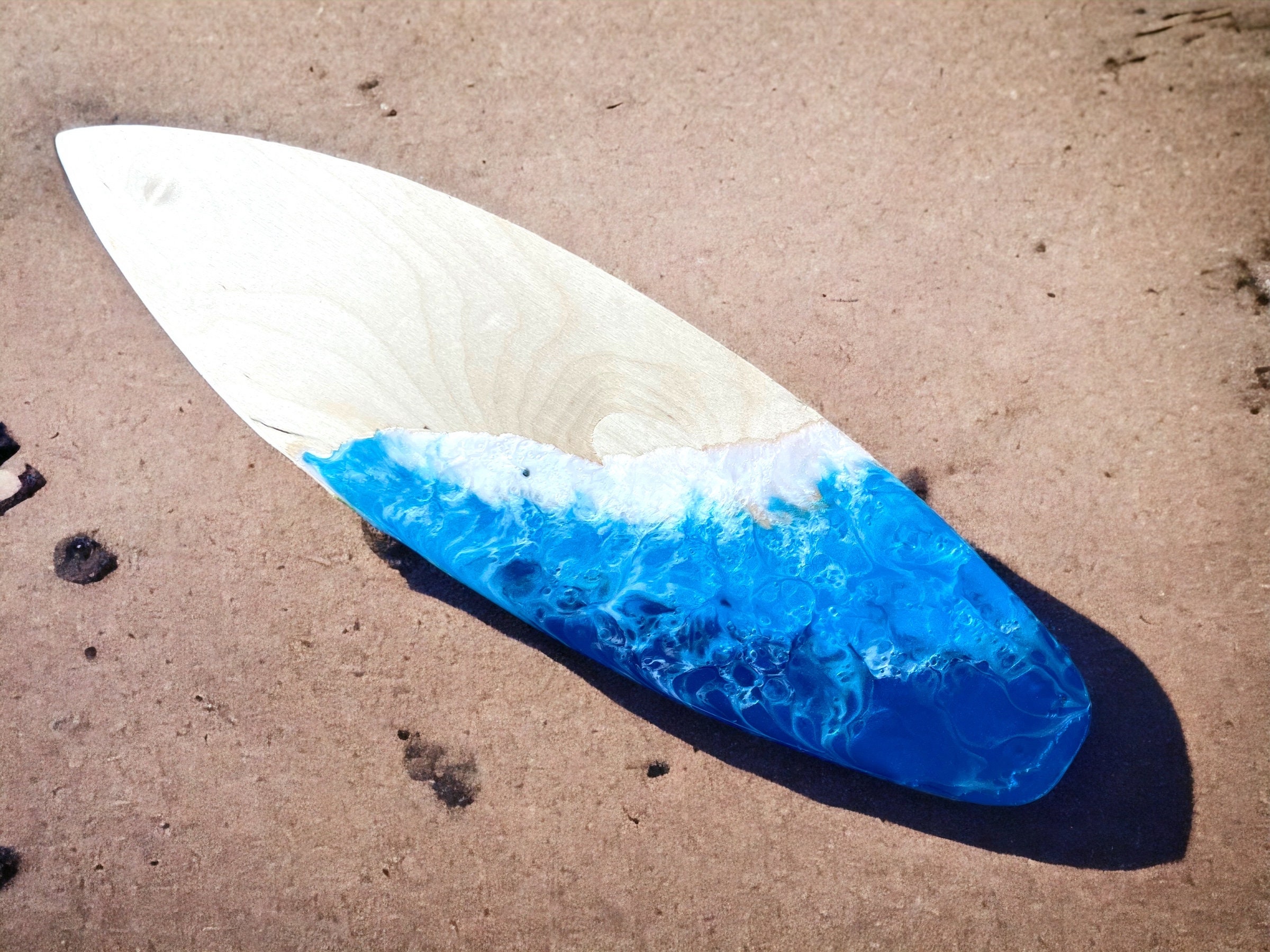 Maui Ocean Resin Surfboard Resin Beach Art Surfboard Wall Art Baltic ...