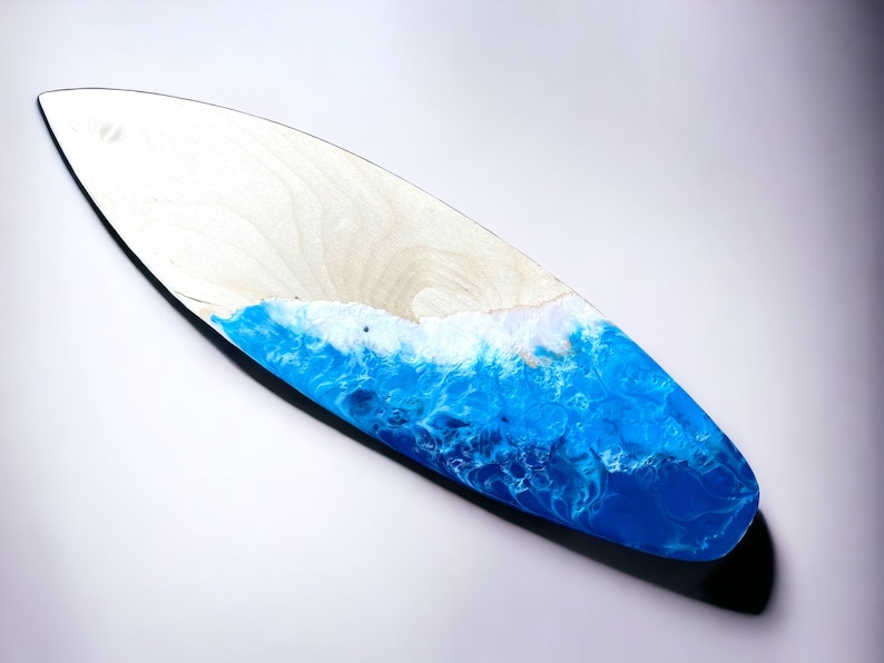 Maui Ocean Resin Surfboard Resin Beach Art Surfboard Wall Art Baltic ...