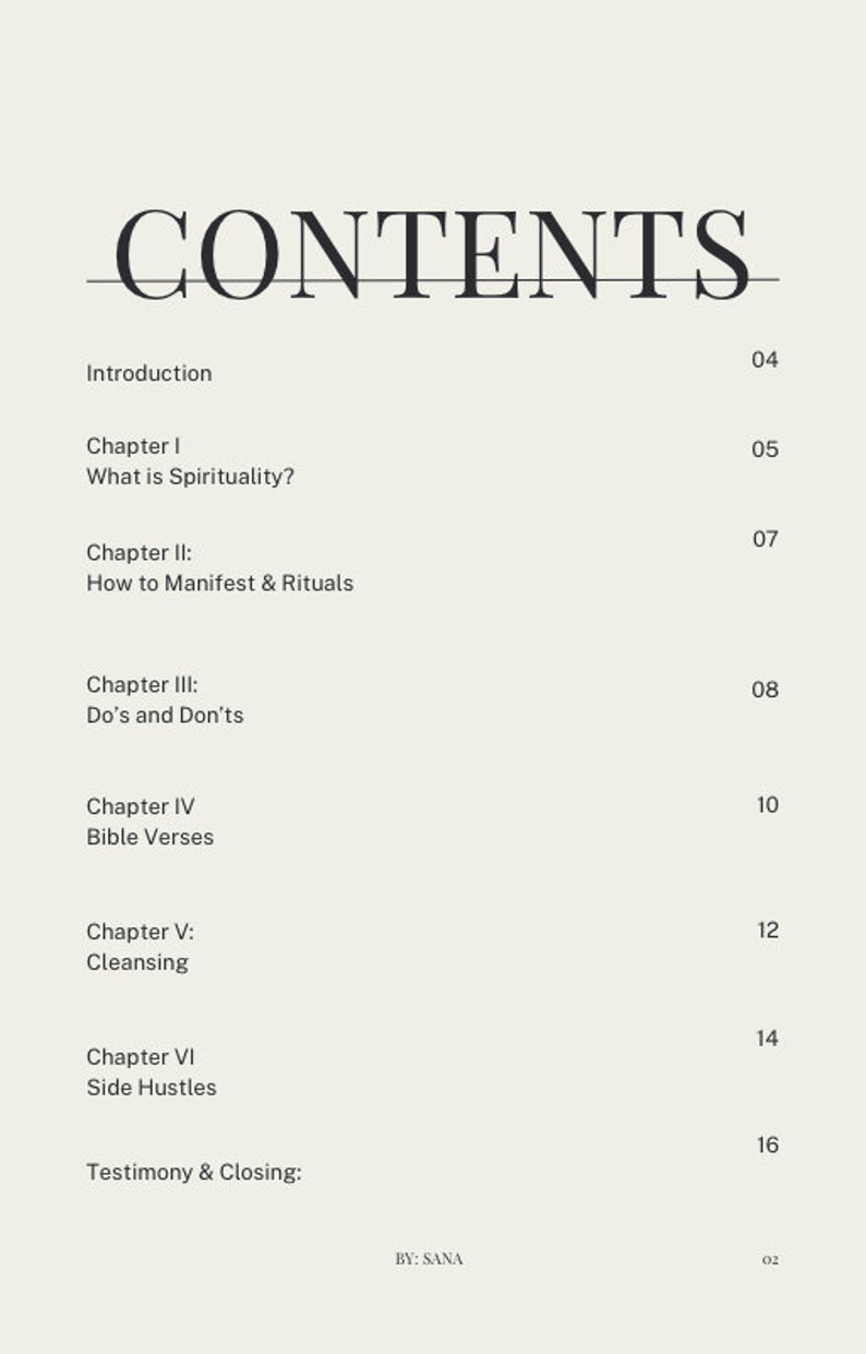 Sana’s “escaping the Matrix” Guide - Etsy