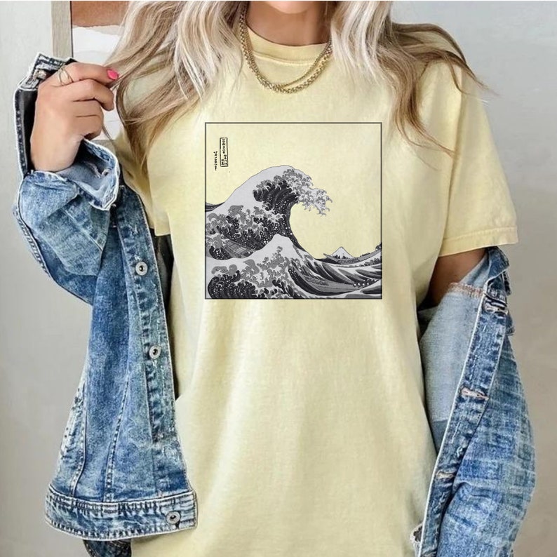 Japanese Wave, Great Wave off Kanagawa, Japanese Shirt, Wave Shirt ...