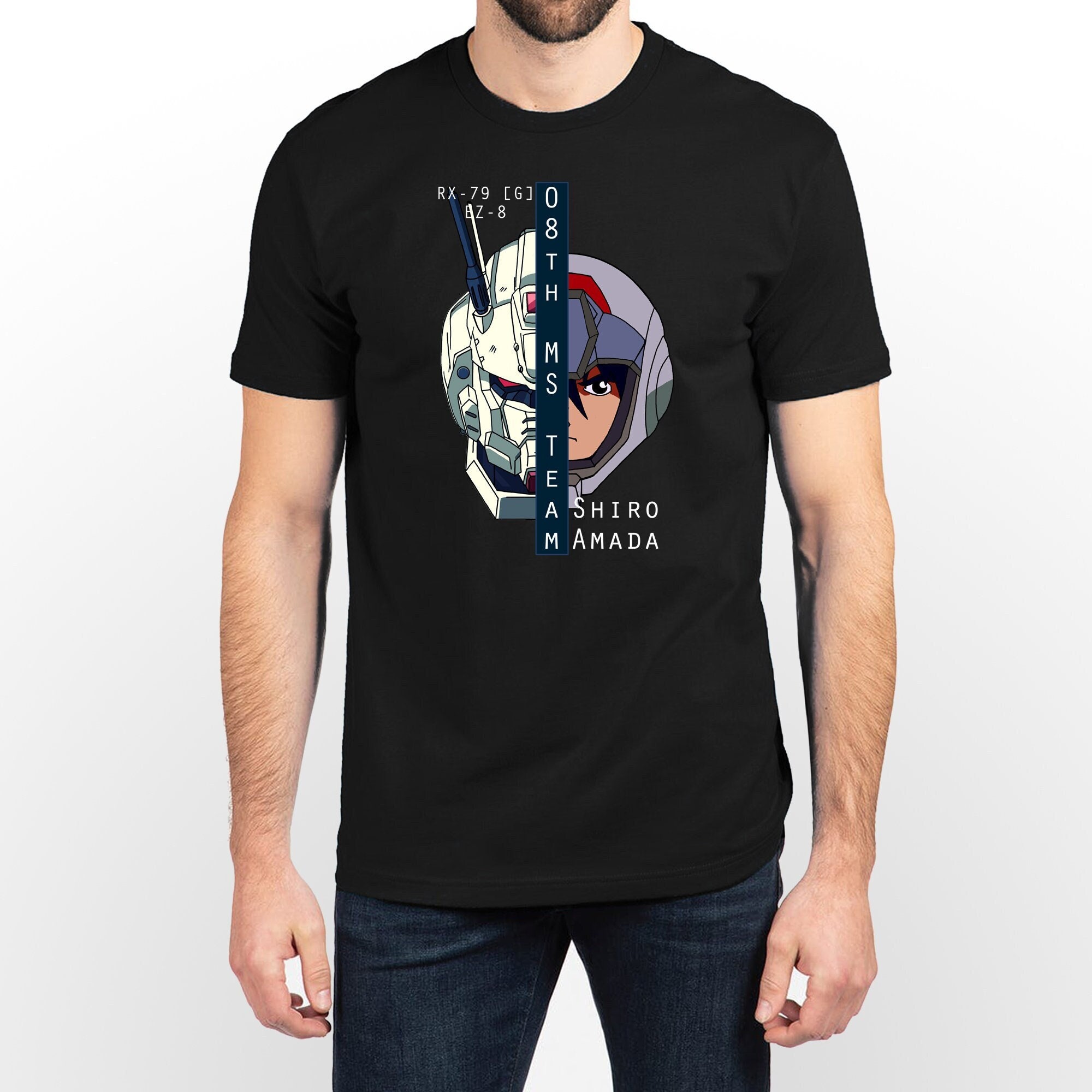 RX-79 G EZ-8 Gundam Mobile Suit and Shiro Amada 08th MS Team Anime ...