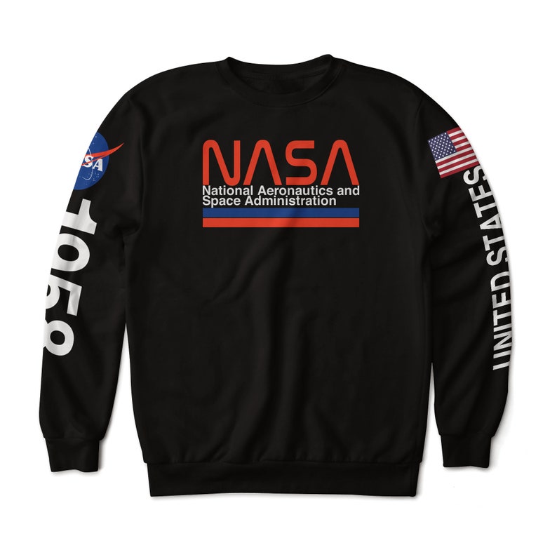 Nasa Sleeve Print