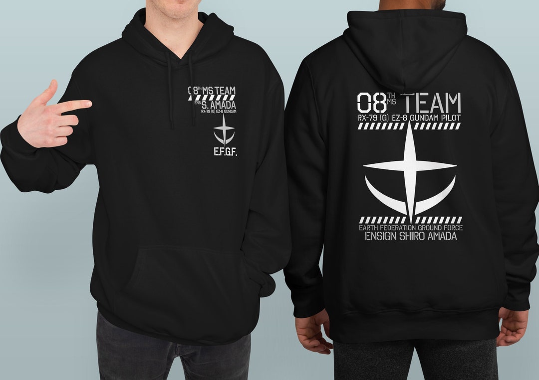 Shiro Amada Karen Joshua Pilot Anime Hoodie 08th MS Team Gundam Mobile ...