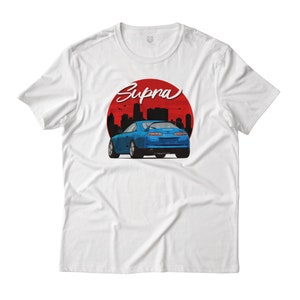 Supra MK4 JDM Classic Drift Car City Silhouette Tuner Car Graphic Art ...