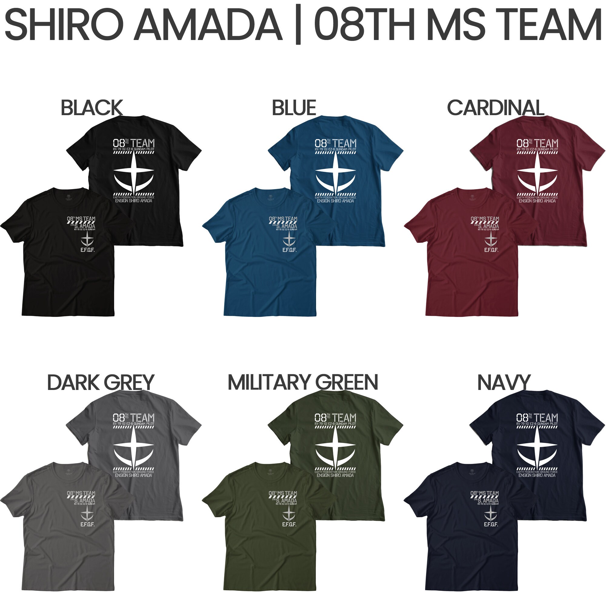 08th MS Team Gundam Mobile Suit RX-79 G EZ-8 Shiro Amada, Karen Joshua ...