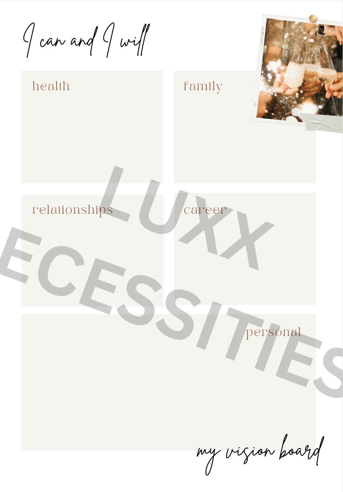 My Vision Board Planner - Etsy