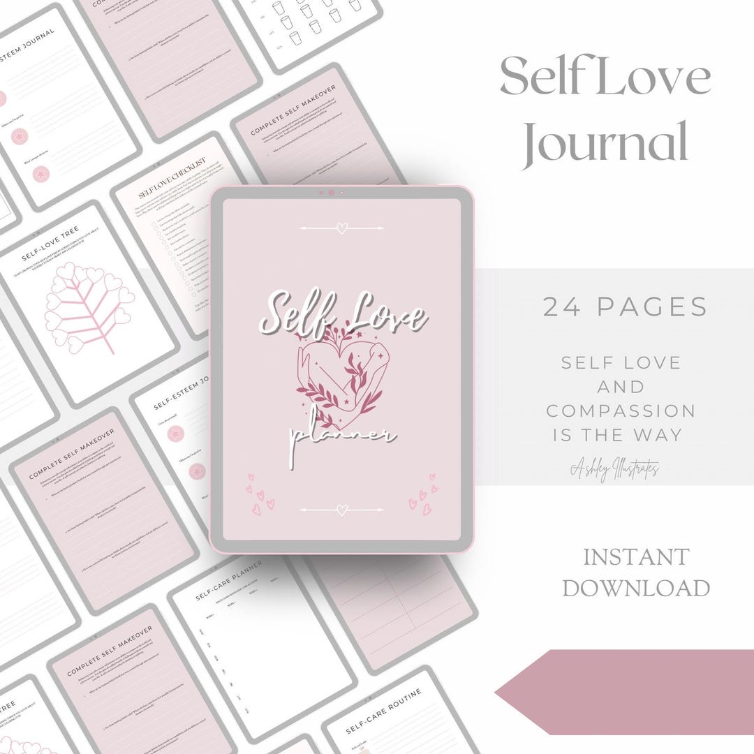 Self Love Journal: Self Love Planner, Self Care Journal, Self ...